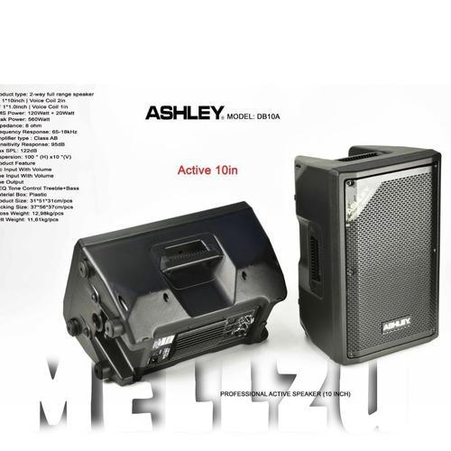 Jual Speaker Aktif Ashley DB10A Original 10 inch Active ASHLEY DB 10A ...