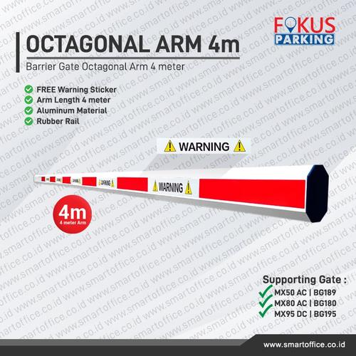 Jual Palang Barrier Gate 4 Meter Arm Palang Parkir 4m BONUS Sticker ...
