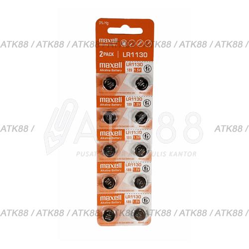 Jual Baterai Original Maxell LR1130 Battery Calculator Jam Watch ...