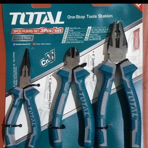 Jual Tang set 3 pc total -tang lancip, tang kombinasi, tang potong ...