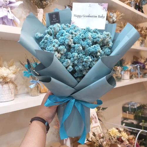 Jual Buket Bunga Edelweis / Buket Bunga Kering / Bunga Edelweis Jefe ...