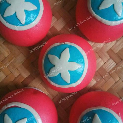 Jual captain America bakpao Karakter | Char Pao Ryza Kitchen ...