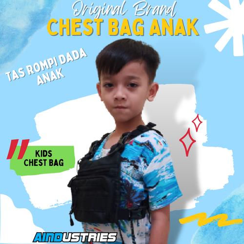 Jual Tas Dada Tactical Anak chest bag Polisi Cilik TNI Army Rompi Anak ...