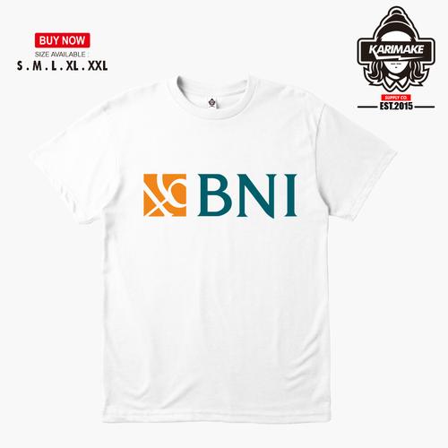 Jual Kaos Baju Bank BNI 46 Bank Negara Indonesia Kaos Perusahaan ...