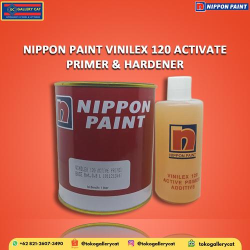 Jual Nippon Paint Vinilex 120 Active Primer + Hardener - Kota Surabaya - tokogallerycat | Tokopedia