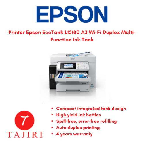 Jual Printer Epson EcoTank L15180 A3 Wi-Fi Duplex Multi-Function Ink ...
