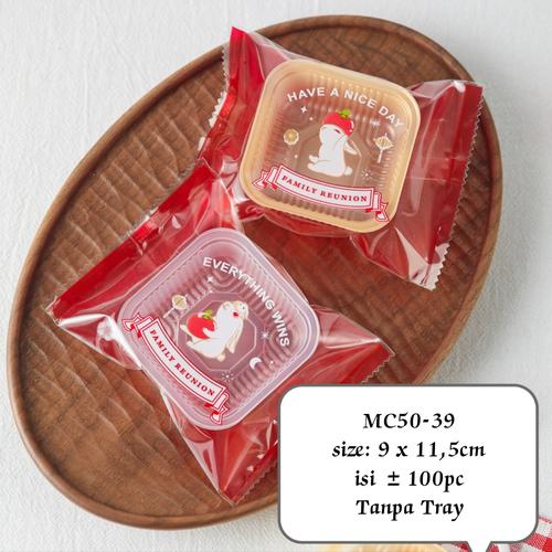 Jual Plastik Mooncake Mochi Plastik 50gr Kemasan Nastar Kue Kering - 50 ...