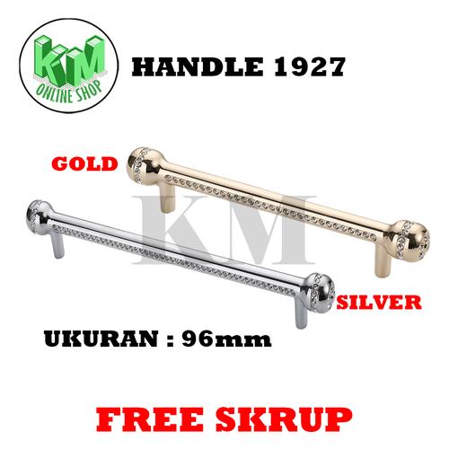 Jual Handle Kristal Handle Bling-Bling Handle Gold & Silver 96mm - Gold ...