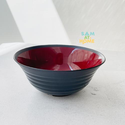 Jual Mangkok Ramen Jepang Osaka Besar Large -hitam merah SOSO BPAfree ...