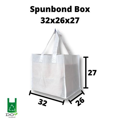 Jual Doy Spunbond - Tas Spunbond Goodie Bag Box XL 32x26x27 - Kuning ...