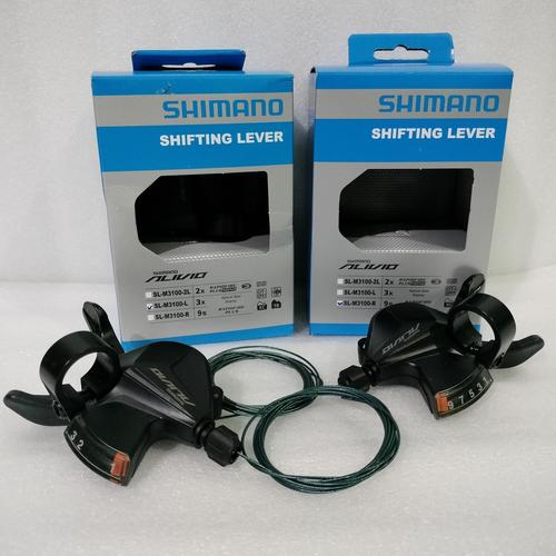 Jual Shifter Shimano Alivio M3100 3x9 speed Kiri Kanan Original in Box ...