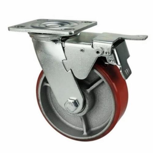 Jual Roda Pu Merah Heavy Duty 6 inch Hidup+Rem - Jakarta Barat - Jaya ...