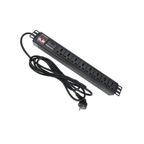 Jual INDORACK PDU8M Power Distribution Unit Stop Kontak 8 Outlet MULTI ...
