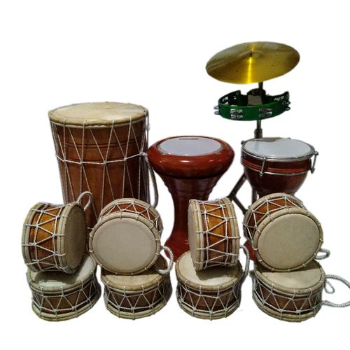 Promo Marawis 1 set lengkap 12 alat polos / marawis batik / marawis ...