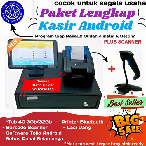 Jual Paket alat mesin kasir software program aplikasi toko android ...