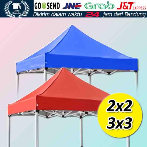Jual Terpal Atap Tenda Lipat 3x3/2x2 Bahan Polyester 420D Atap/ Cover ...