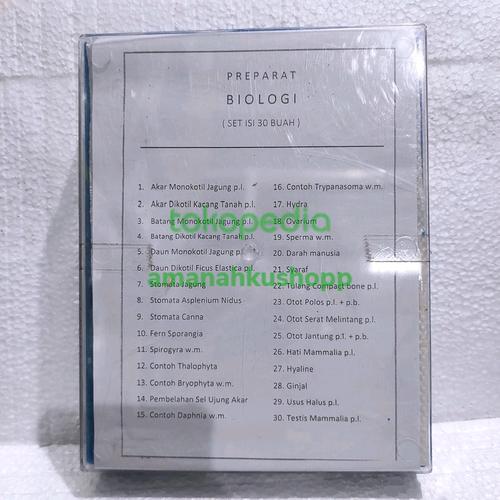 Jual preparat biologi set of 30 - Jakarta Timur - amanahkushopp | Tokopedia