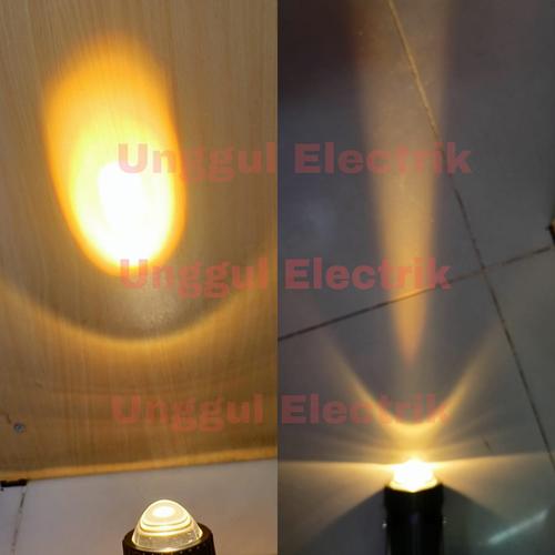 Jual Lampu sorot taman 15 watt kaca cembung tembak spotlight 220 volt ...