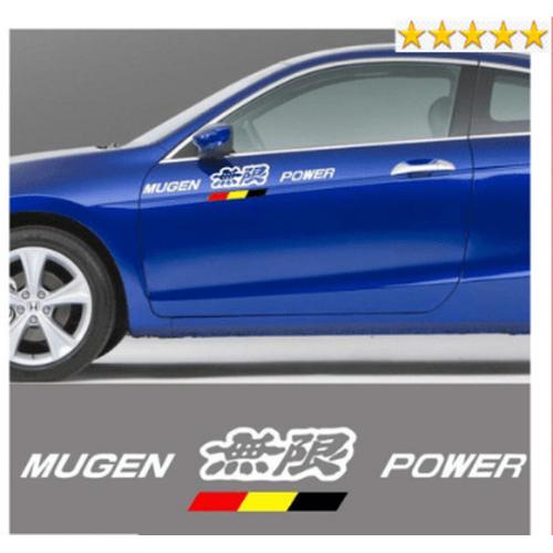 Jual UniK sticker mugen mobil sticker mobil honda mugen power - Hitam ...