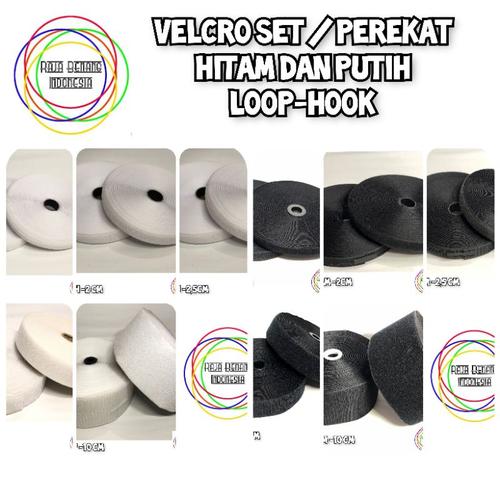 Jual Velcro Set part-2 / Perekat Hitam dan Putih ( halus - kasar ...