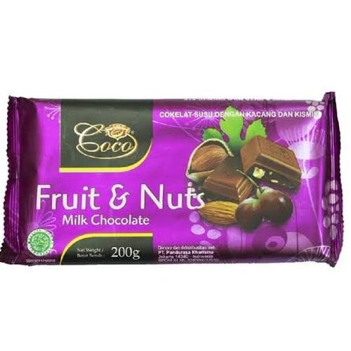 Jual Coco Milk Chocolate Bar 200Gr import Malaysia ORIGINAL - Creamy ...