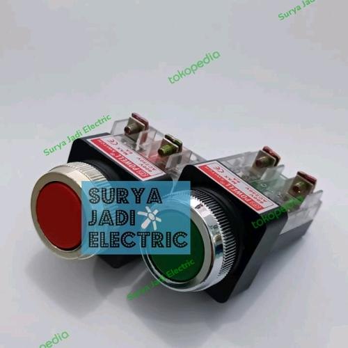 Jual Push Button 25mm PB2511 - 2F Powell / Push Button Powell 2 Baut ...