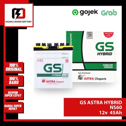 Jual Aki Mobil GS - ASTRA HYBRID NS60 / NS-60 / NS 60 - Aki FROD ...