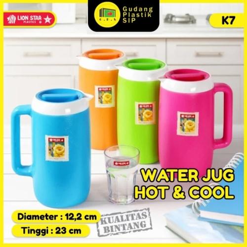 Jual Teko Eskan 1,7 Liter Lion Star K7 Water Jug Thermo Termos Air Panas Biru Plastik ...