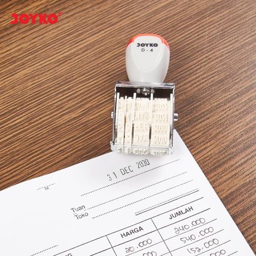 Jual date stempel joyko D4 stempel tanggal joyko date stamp joyko D4 ...