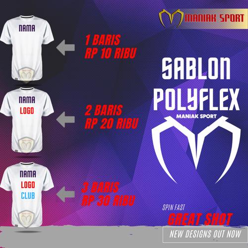 Jual SABLON POLYFLEX-DTF SABLON NAMA SABLON TEAM SABLON LOGO SABLON ...