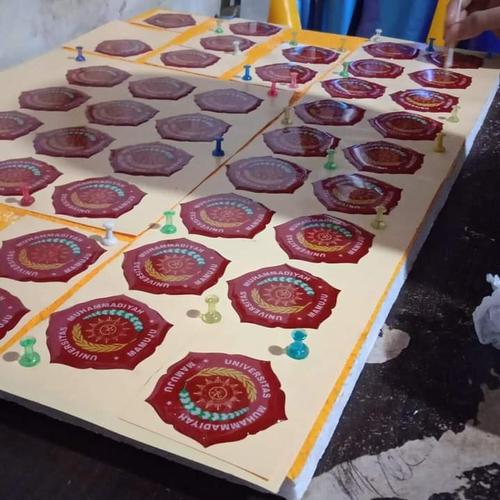 Jual stiker logo unimaju /logo universitas muhammadiyah /stiker timbul ...