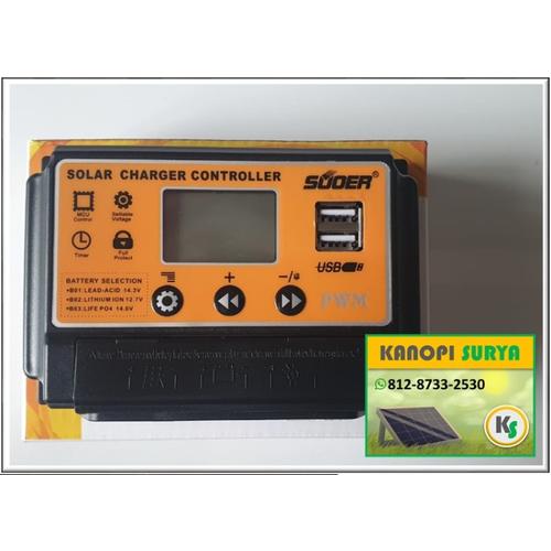 Jual SCC Solar Charge Controller Lithium LiFePo4 12V/24V 20A/30A ...