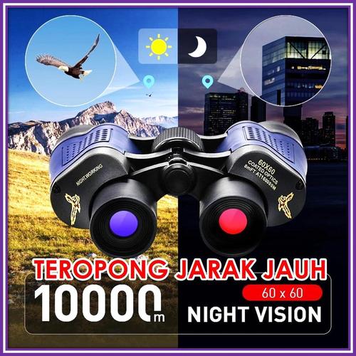 Jual Teropong Profesional Jarak Jauh 10 KM Binocular Binokular Outdoor ...
