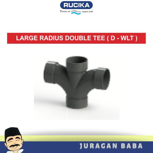 Jual RUCIKA - LARGE RADIUS DOUBLE TEE D-WLT PVC - 2" - Kota Makassar - Juragan Baba | Tokopedia