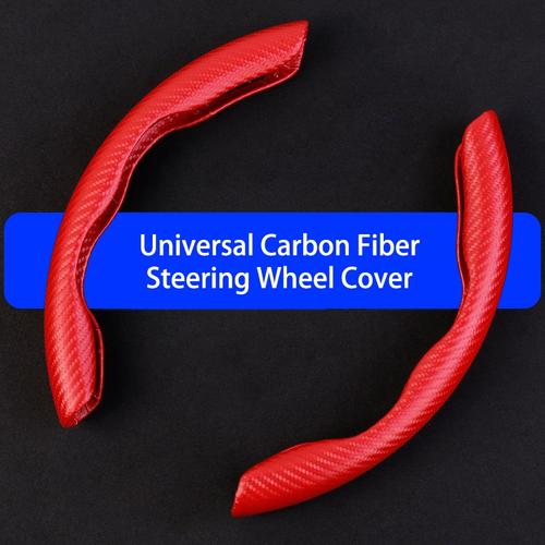 Jual Universal Cover Stir Sporty Carbon Fiber Mobil Sarung Stir Mobil ...