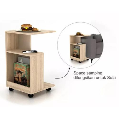 Jual Meja Rak Laptop Portable Side Minimalis Mini Table Samping Ranjang ...