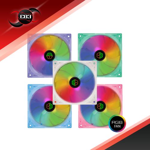 Jual CUBE GAMING INDIGO 12CM - RGB RAINBOW STATIC FAN - Putih - Jakarta ...