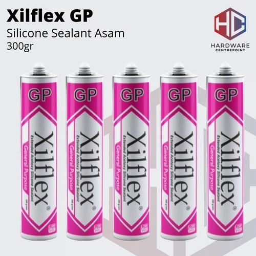 Jual Sealant Xilflex GP Silicone Lem Kaca Keramik Alumunium - Clear ...