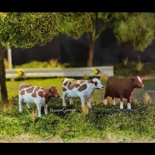 Jual Miniatur 1/64 Sapi Diorama Mini Figure Hewan Pertenakan Farm ...