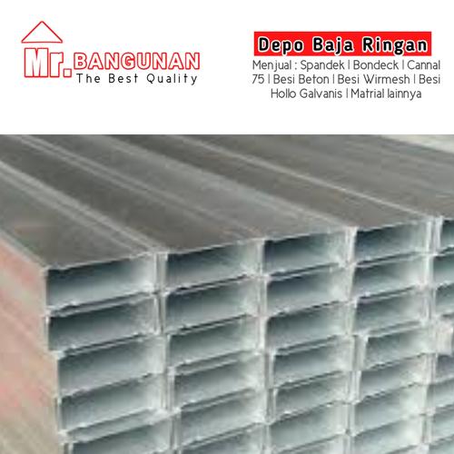 Jual Baja ringan canal c75 1mm SNI Galvalume perbatang 6 meter - Tebal ...