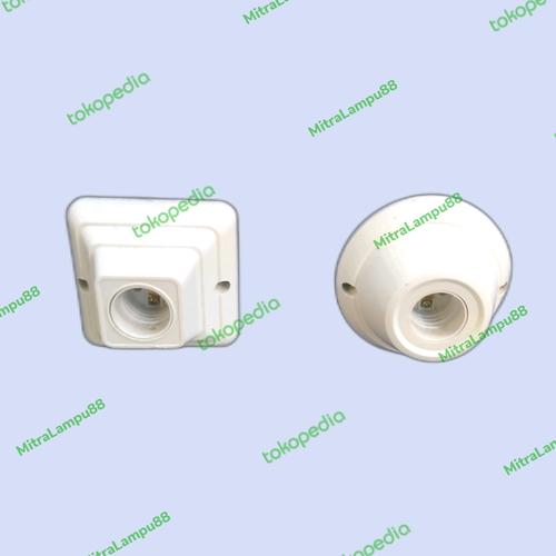Jual PANASONIC NEW Fiting Lampu Plafon E27/Housing Ulir Tempel Dimding ...