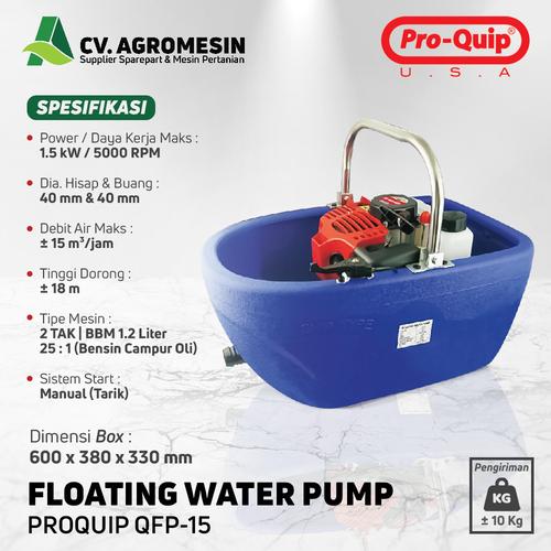 Jual Pompa air Apung 2 tak Floating Water Pump Proquip QFP15 - Kota ...