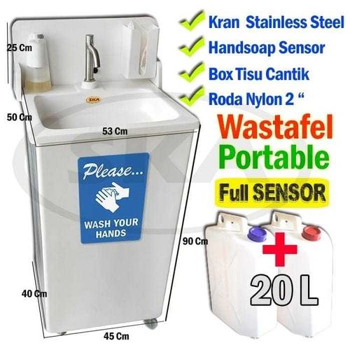 Jual Washtafel portable / Tempat Cuci Tangan / Keran Sensor - Kab ...