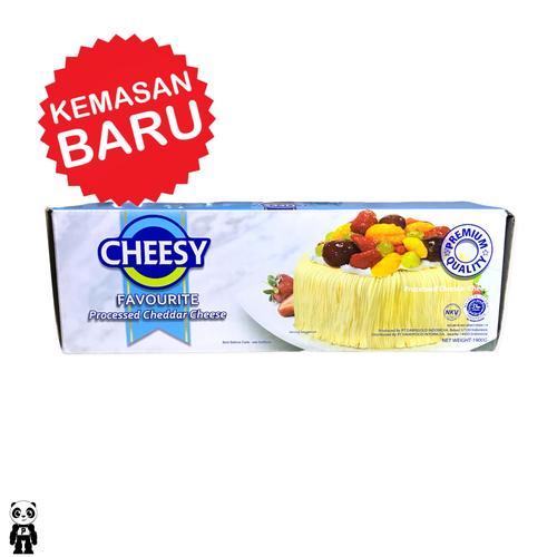 Jual Cheesy Favourite Cheddar Cheese Keju Cheddar Olahan 2Kg - Jakarta ...