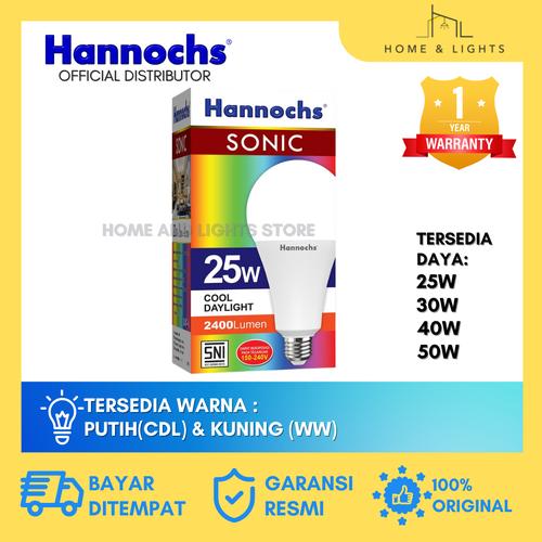 Jual Hannochs Lampu LED Sonic 20W Cool Daylight - 50W, Kuning/WW ...