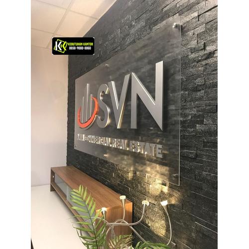 Jual Jual Papan Nama Perusahaan Logo Kantor Signage Acrylic 3mm Akrilik ...