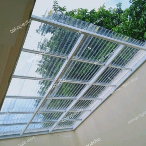 Jual Kanopi Baja Ringan - Atap Spandek Transparan telp/WA:081541546052 ...