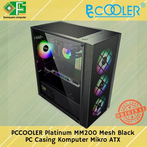 Jual PC Casing Gaming PCCOOLER Platinum MM200 Mesh | Casing Komputer ...