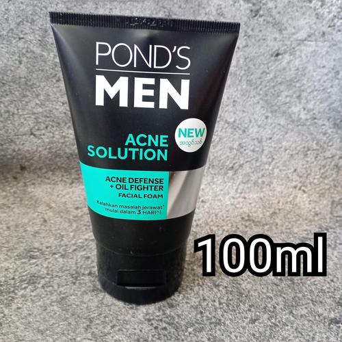 Jual Ponds men pond man acne solution hijau 100ml 100 facial foam ...