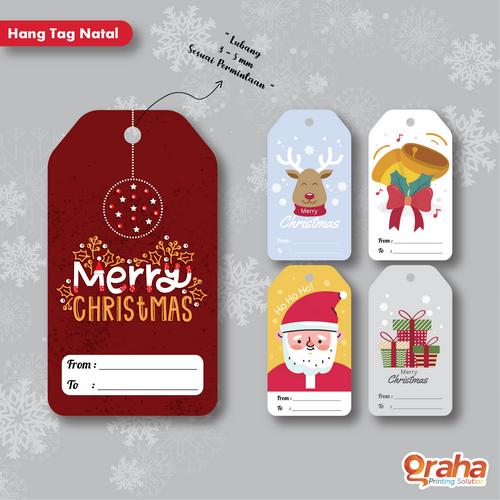 Jual Hang Tag Natal / Hang Tag Christmas / Hang Tag Kado Natal - Art ...